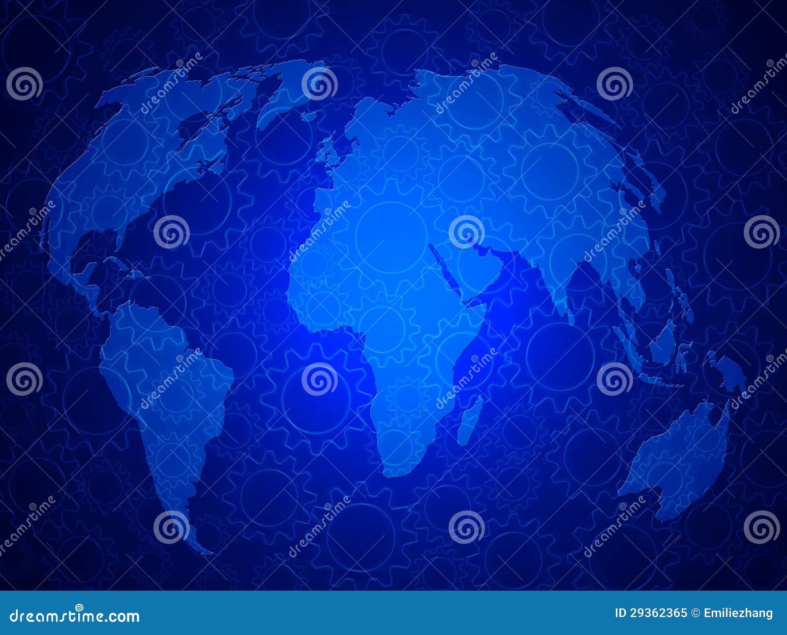 World Cooperation Background Stock Illustration - Illustration of team ...