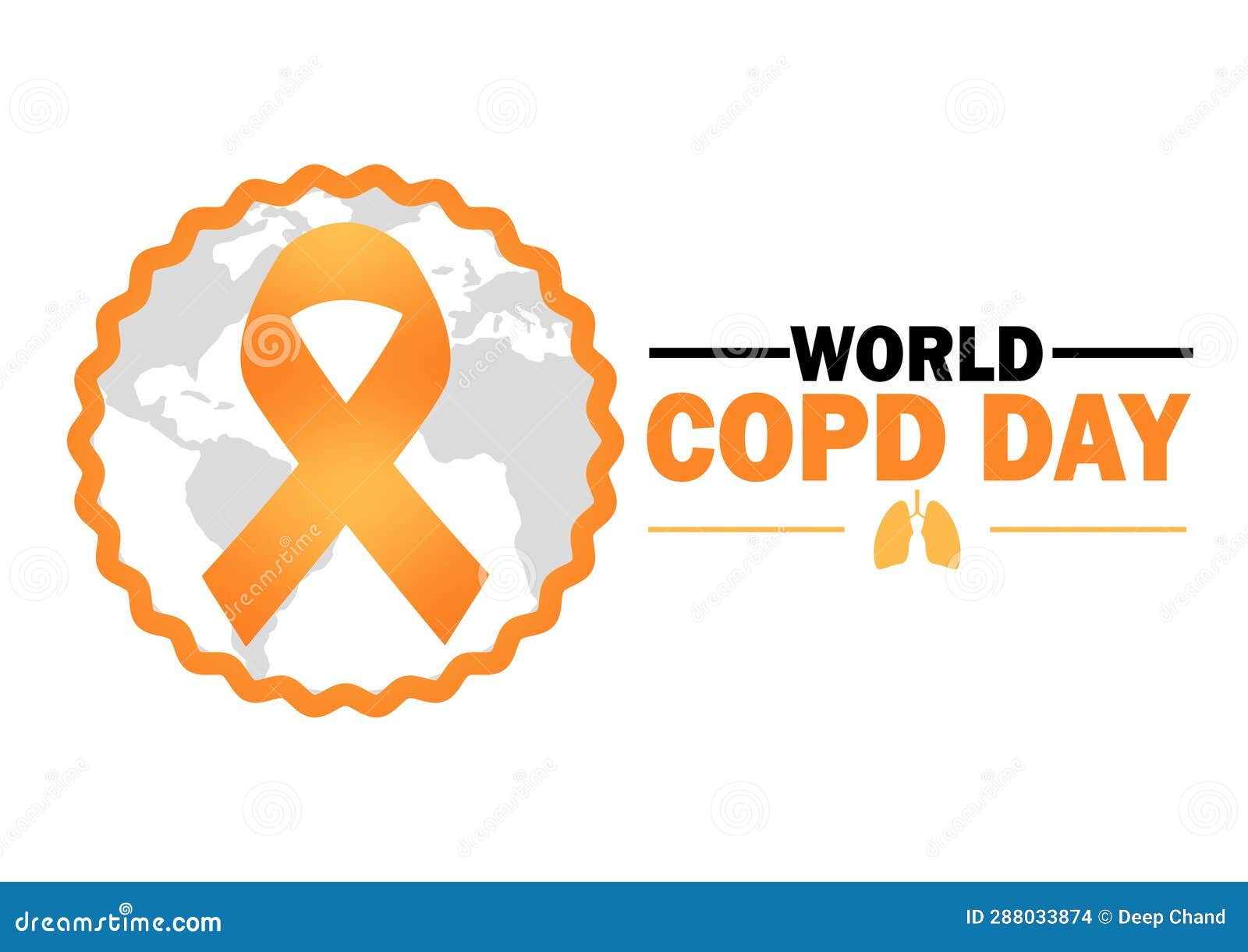 World COPD Day.Chronic Obstructive Pulmonary Disease Concept.Nebulizer ...