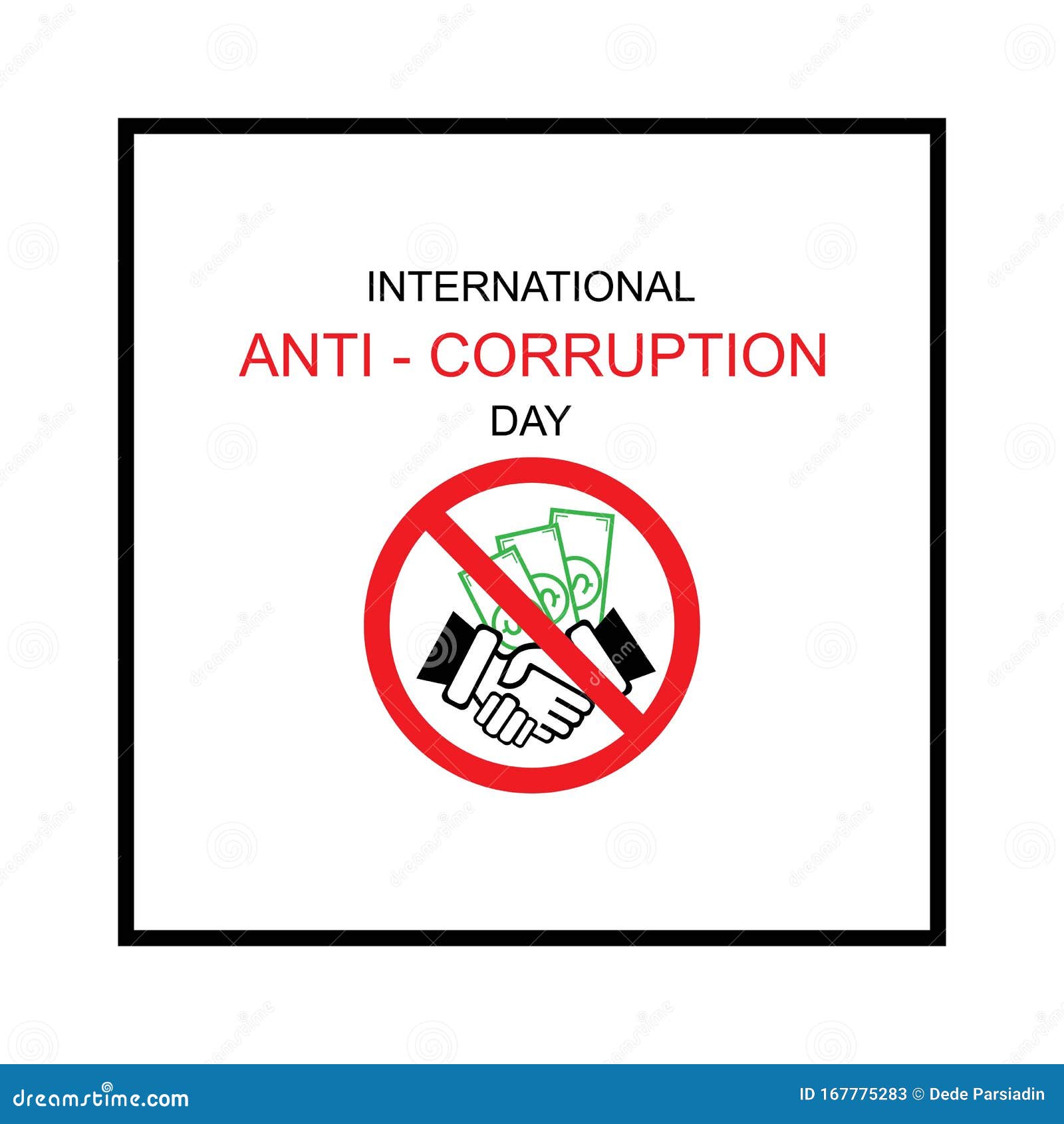 World corruption day stock illustration. Illustration of people - 167775283