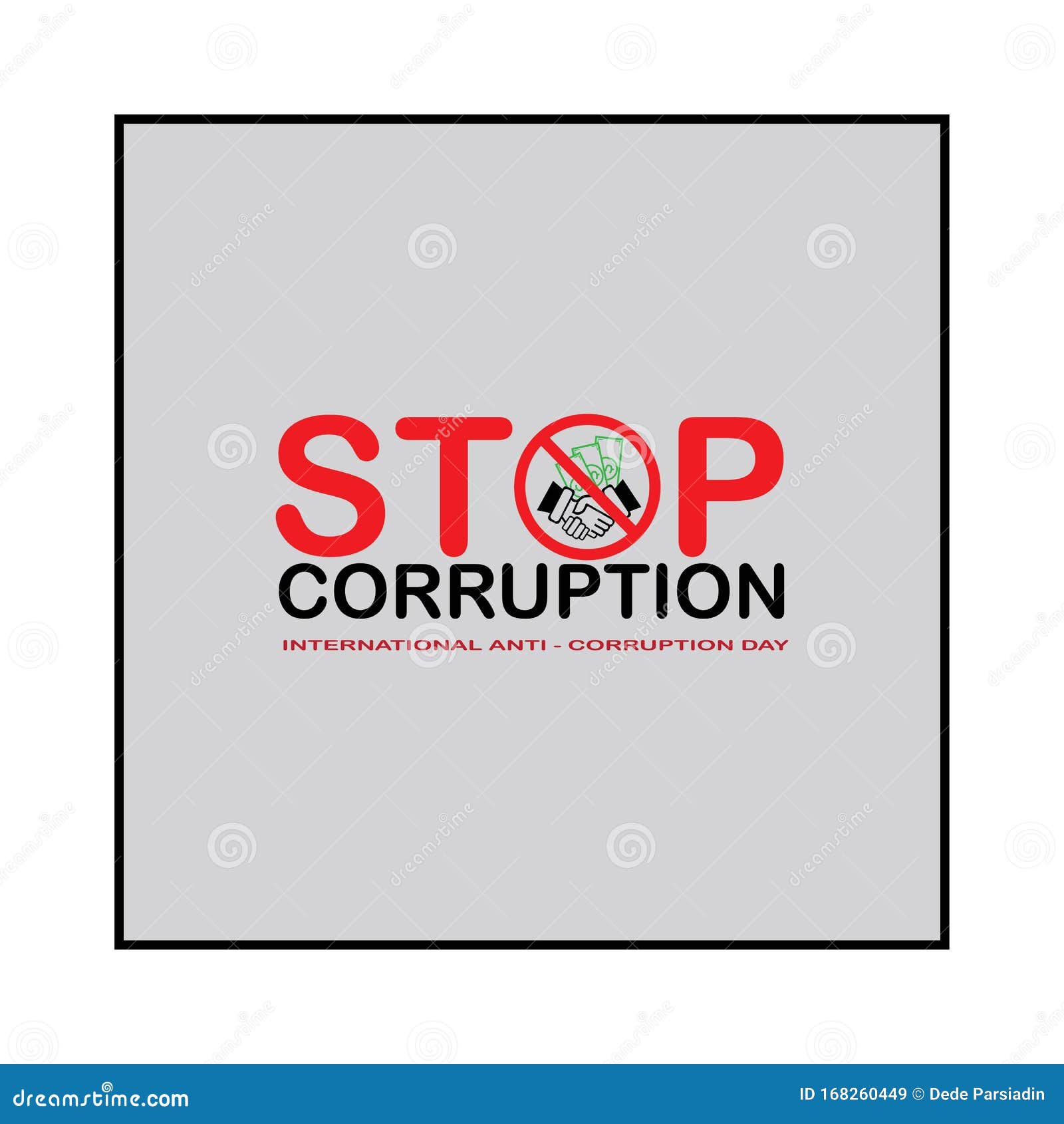 World corruption day stock vector. Illustration of corruption - 168260449