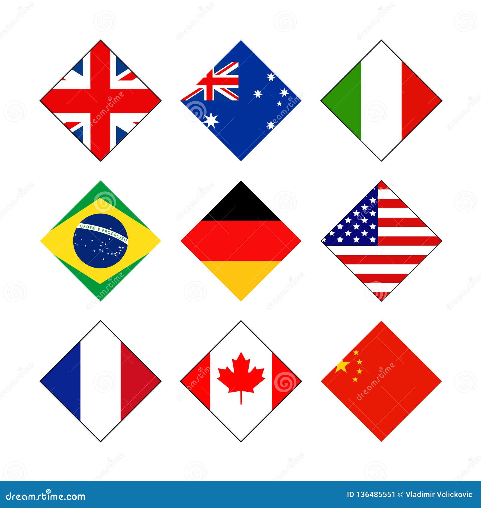 World countries flags stock vector. Illustration of country - 136485551