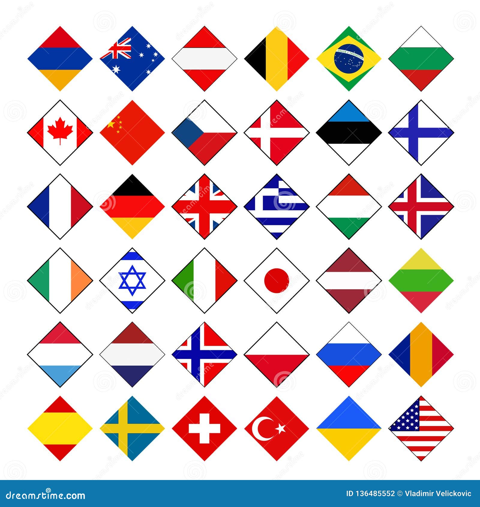 G20 Countries Flags Or Flags Of The World Element Design Royalty-Free ...