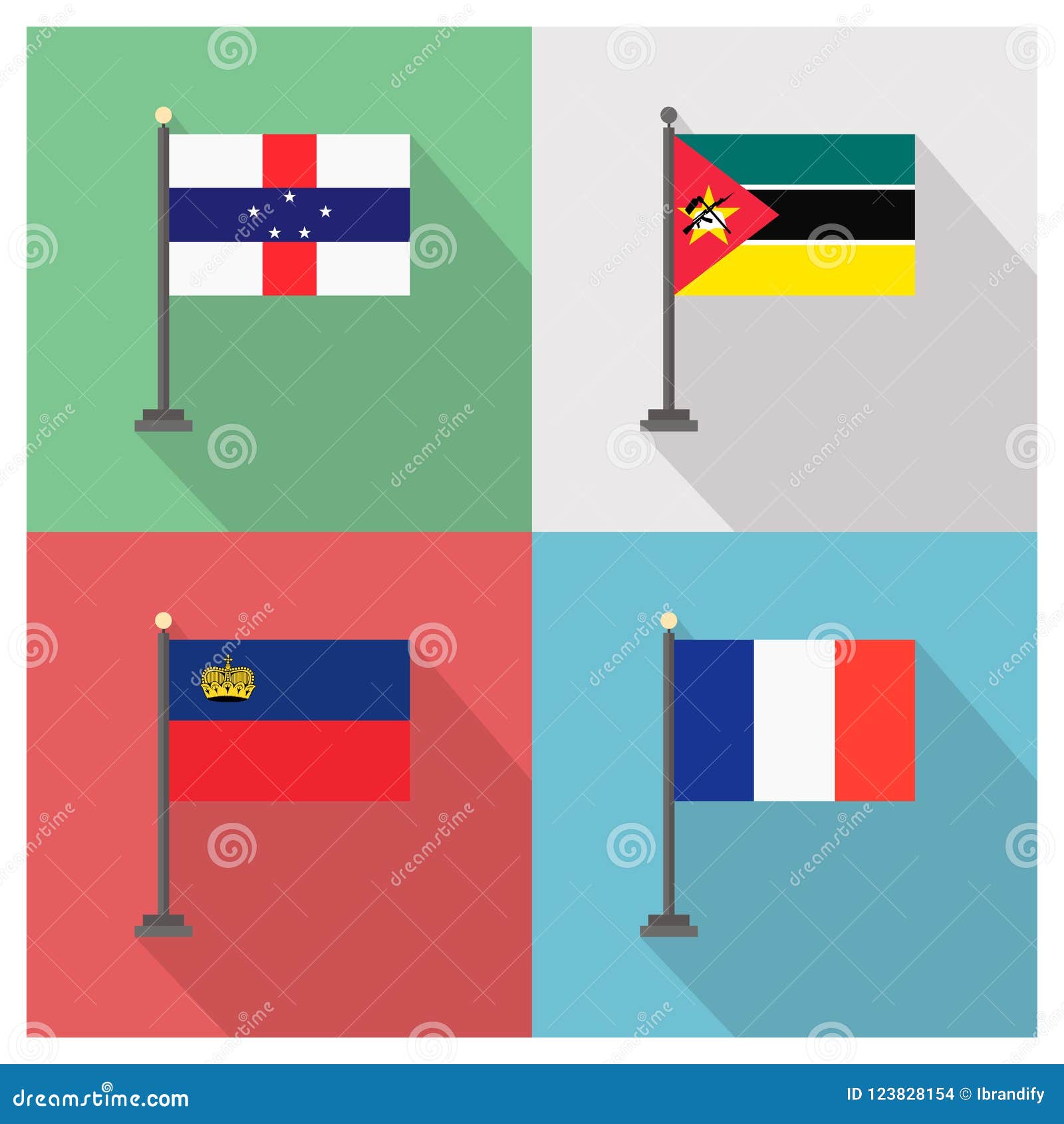 World Country Flags Design Vector Stock Vector - Illustration of ...