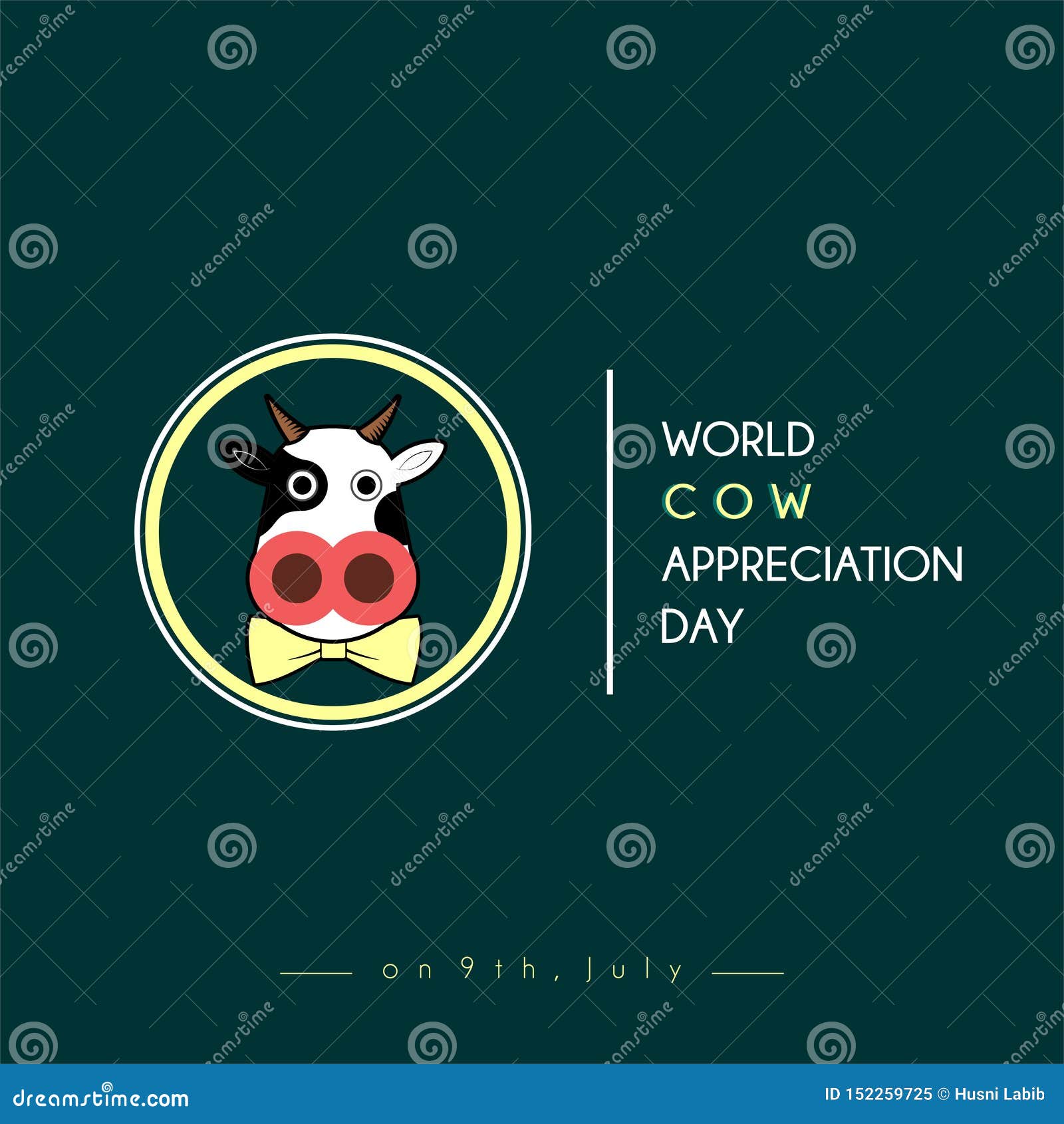 World Cow Appreciation Day stock vector. Illustration of dairy - 152259725