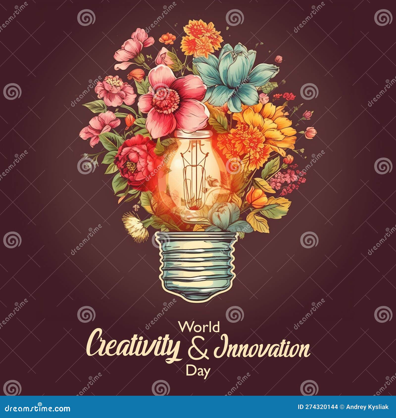 World Creativity and Innovation Day. Concept of Creative Ideas Stock ...