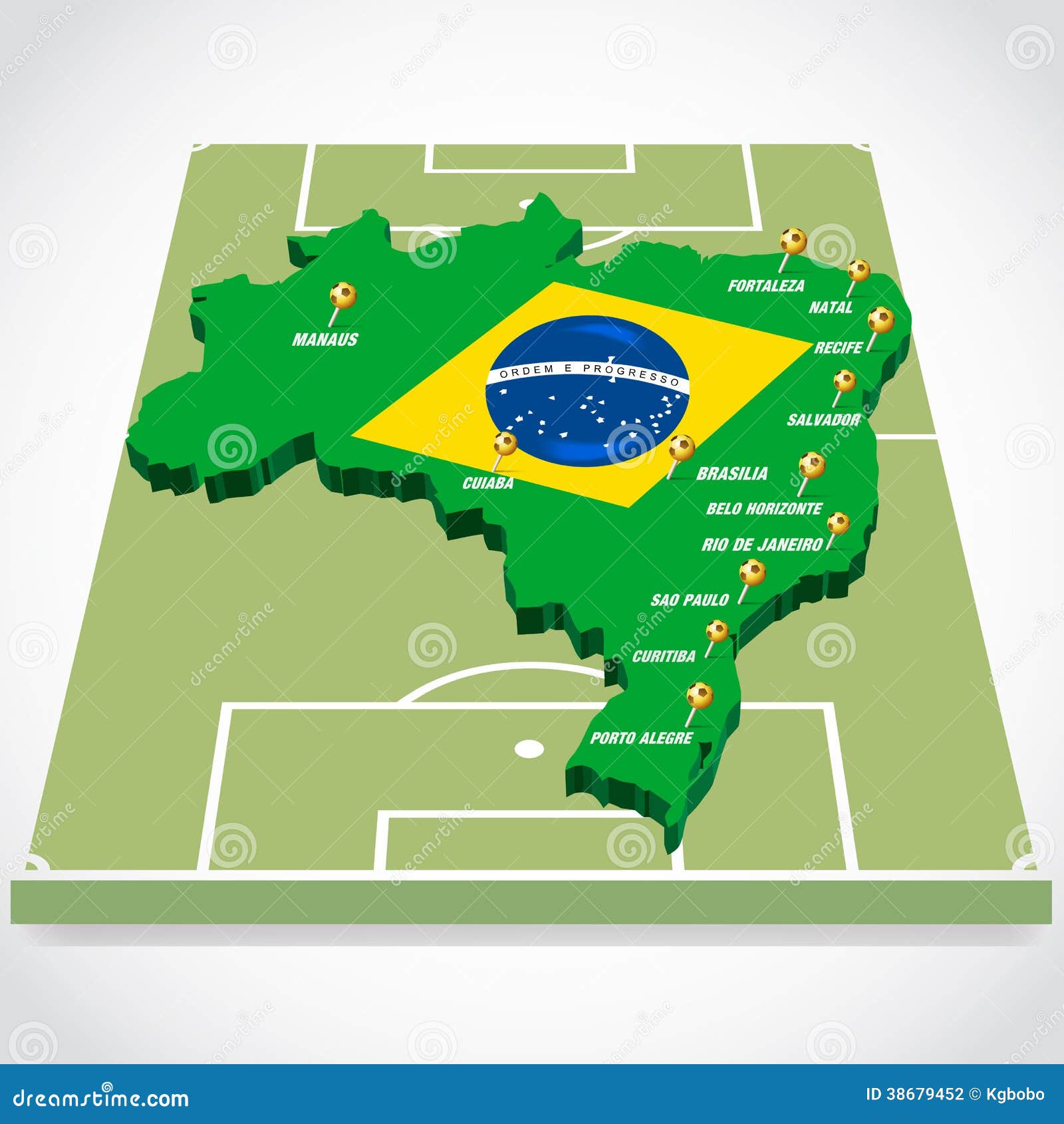 World soccer map 2014 editorial photography. Illustration of painting ...