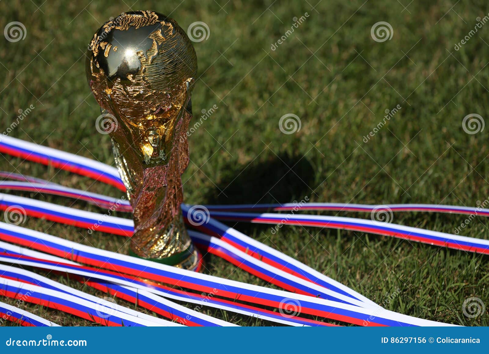 World cup trophy editorial photo. Image of grass, world - 86297156