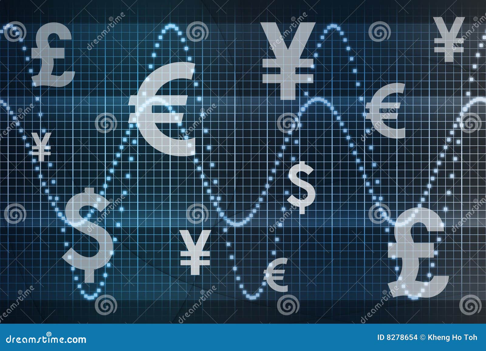World Currencies Business Abstract Background Stock Illustration ...