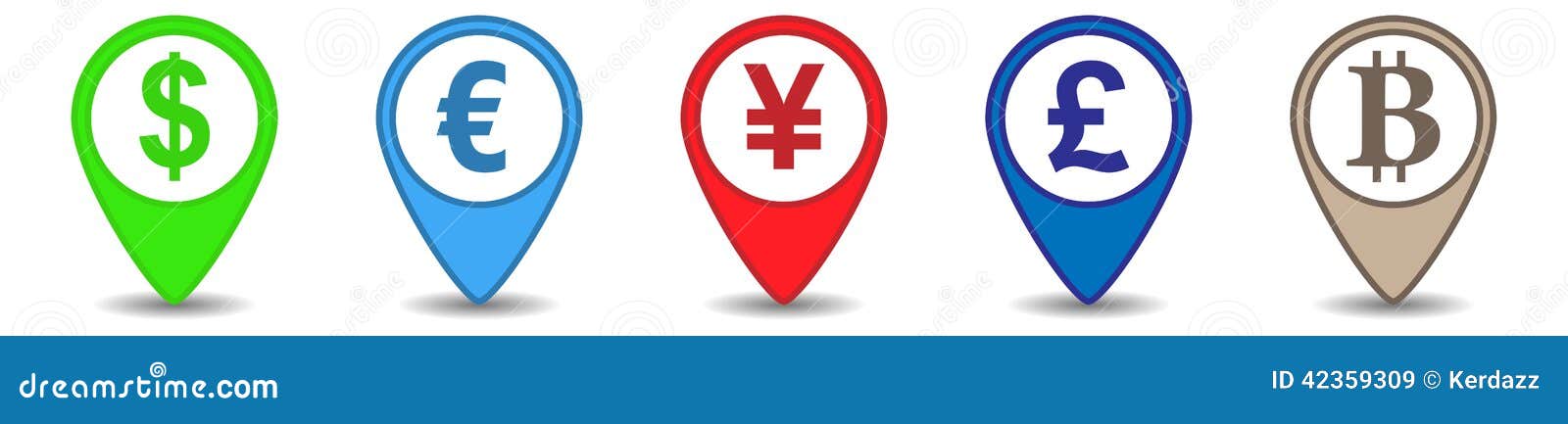 World currencies icon stock vector. Illustration of button - 42359309