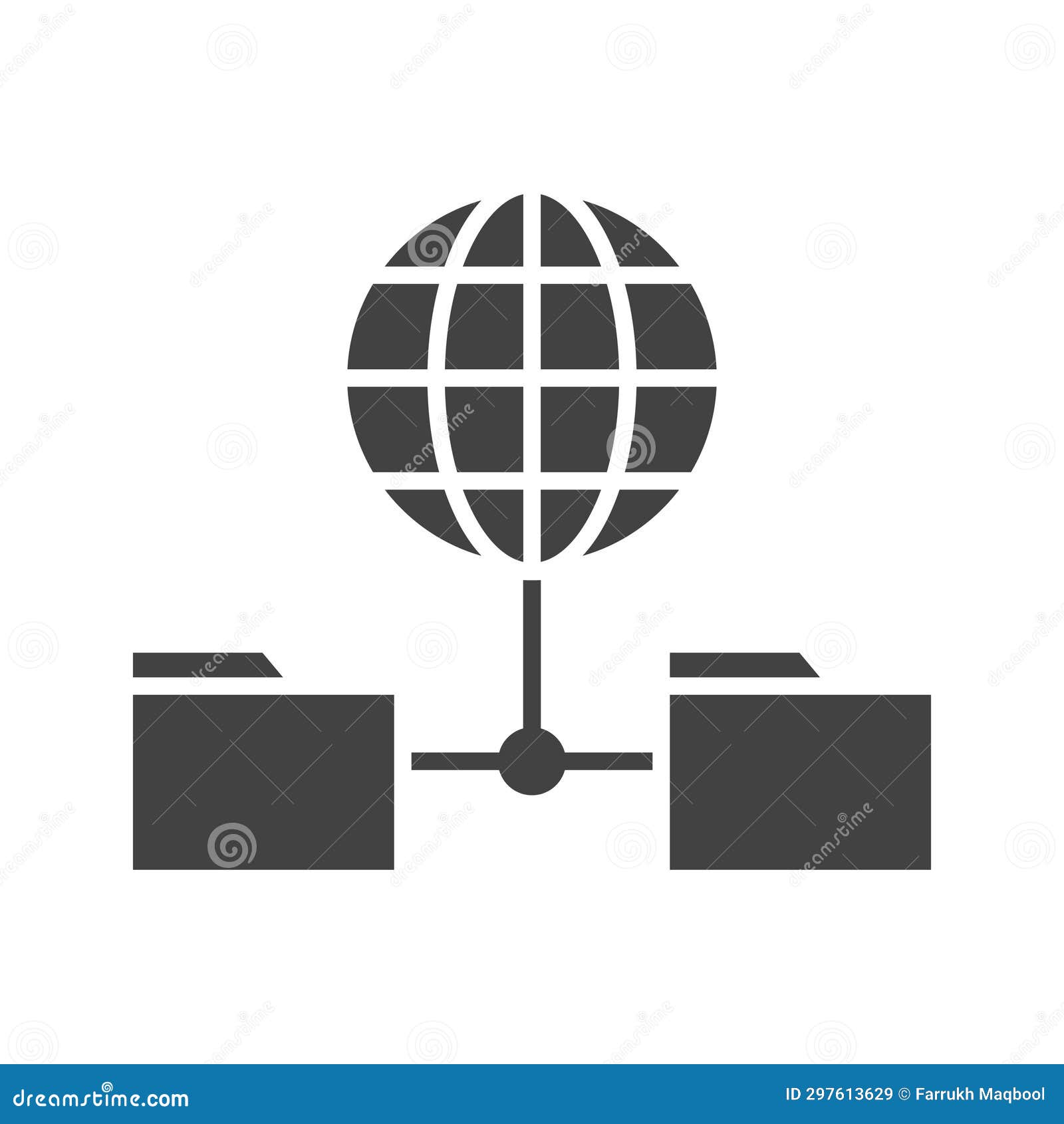 World Data Icon Vector Image. Stock Vector - Illustration of database ...