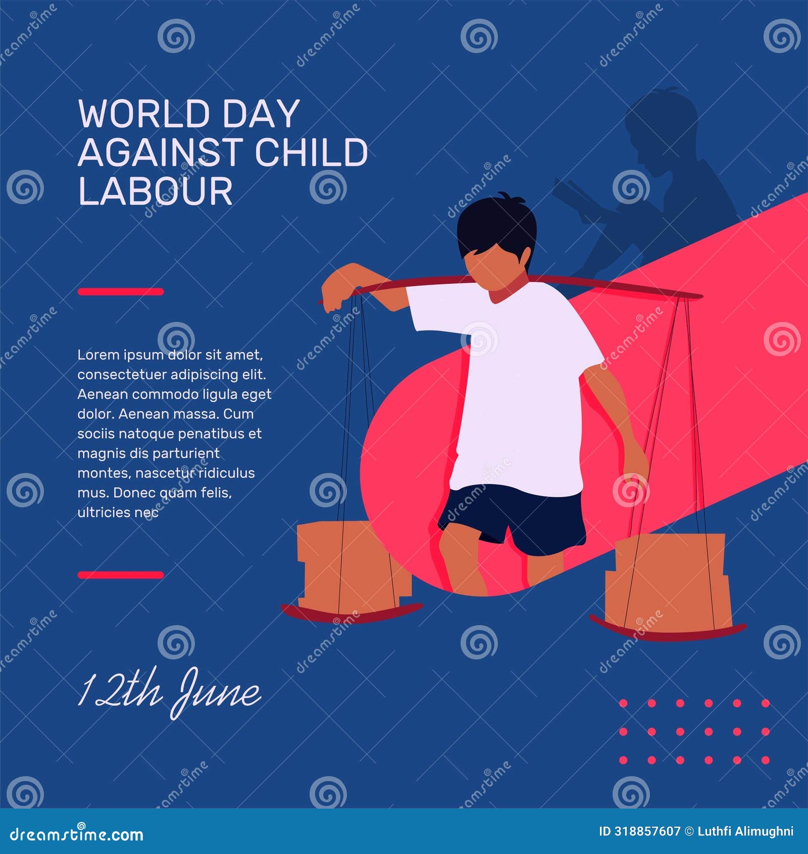 Child Labour Chalk Concept Icon. Children Exploitation Labor Idea ...