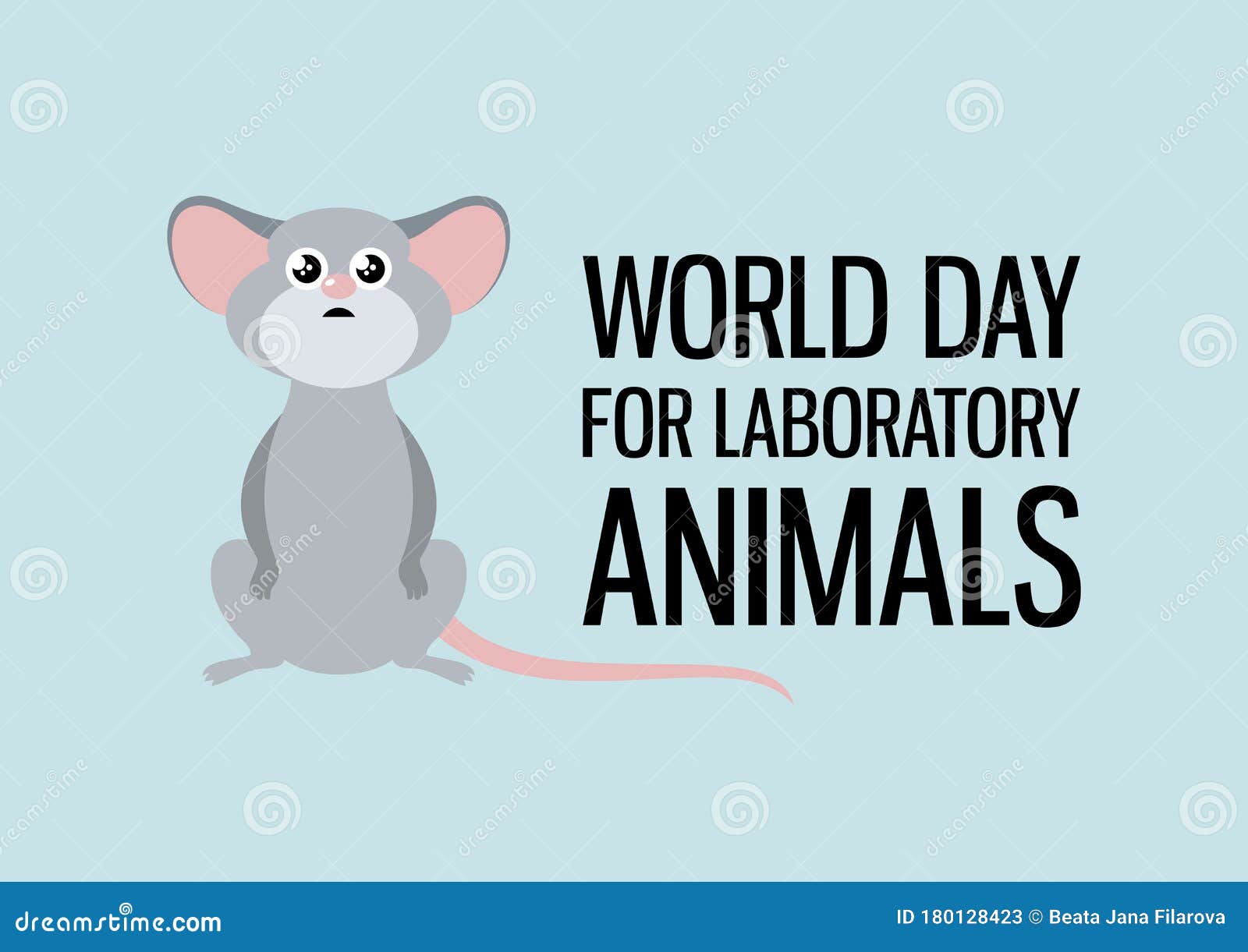 World Day for Laboratory Animals Vector Stock Vector - Illustration of ...