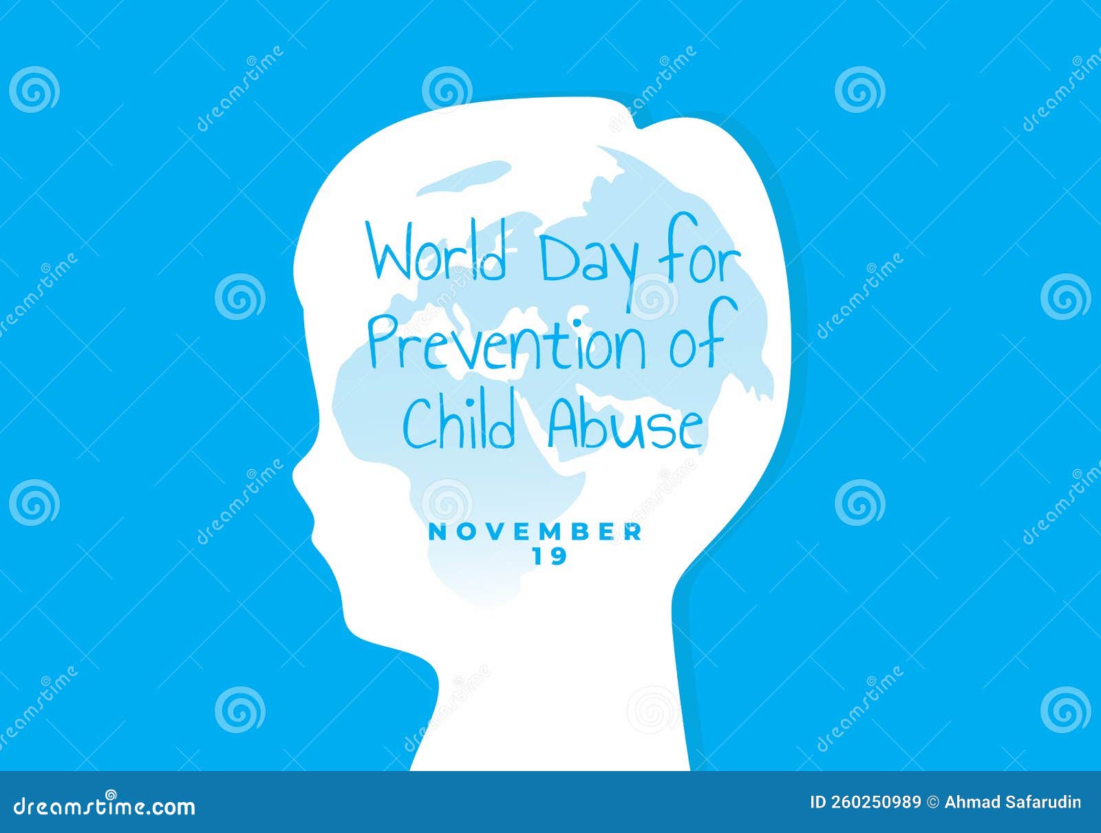 World Day for Prevention of Child Abuse Background Stock Vector ...