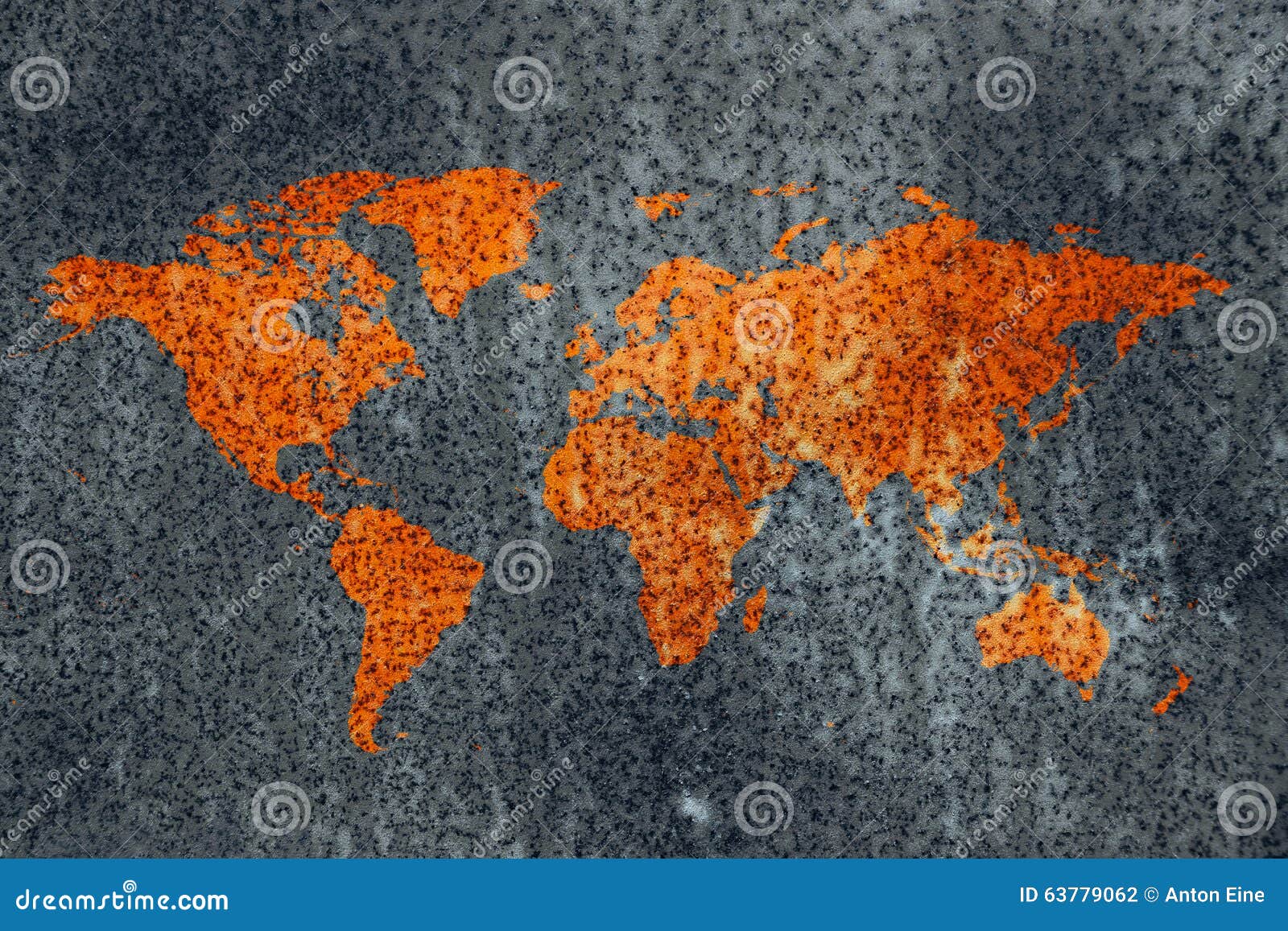 World Decay Metal Map Corrosion Texture Stock Photo - Image of conflict ...