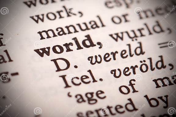 World Definition stock image. Image of deep, dictionary - 39551999