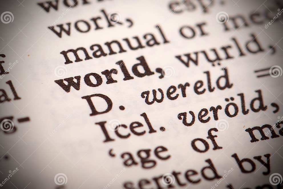 World Definition stock image. Image of deep, dictionary - 39551999