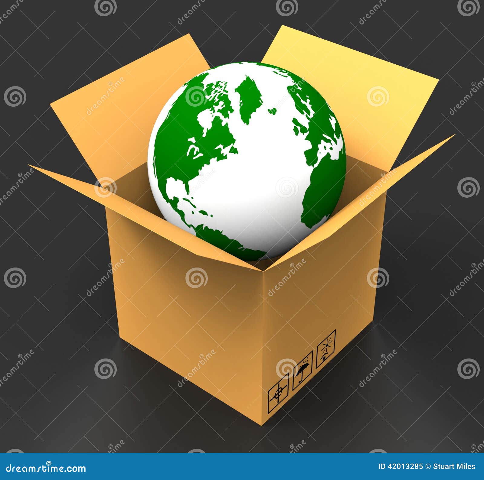 World Delivery Indicates Sending Delivering and Postage Stock ...