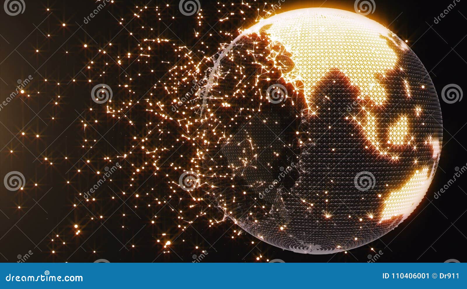 World Destruction Concept stock video. Video of globe - 110406001