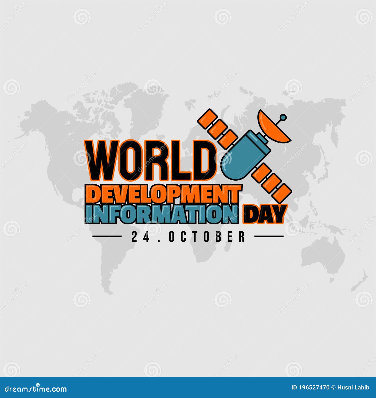 World Development Information Day Stock Vector - Illustration of ...