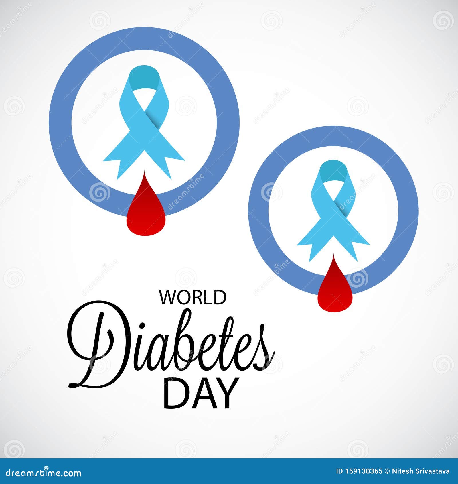 World Diabetes Awareness Day. Stock Illustration - Illustration of ...