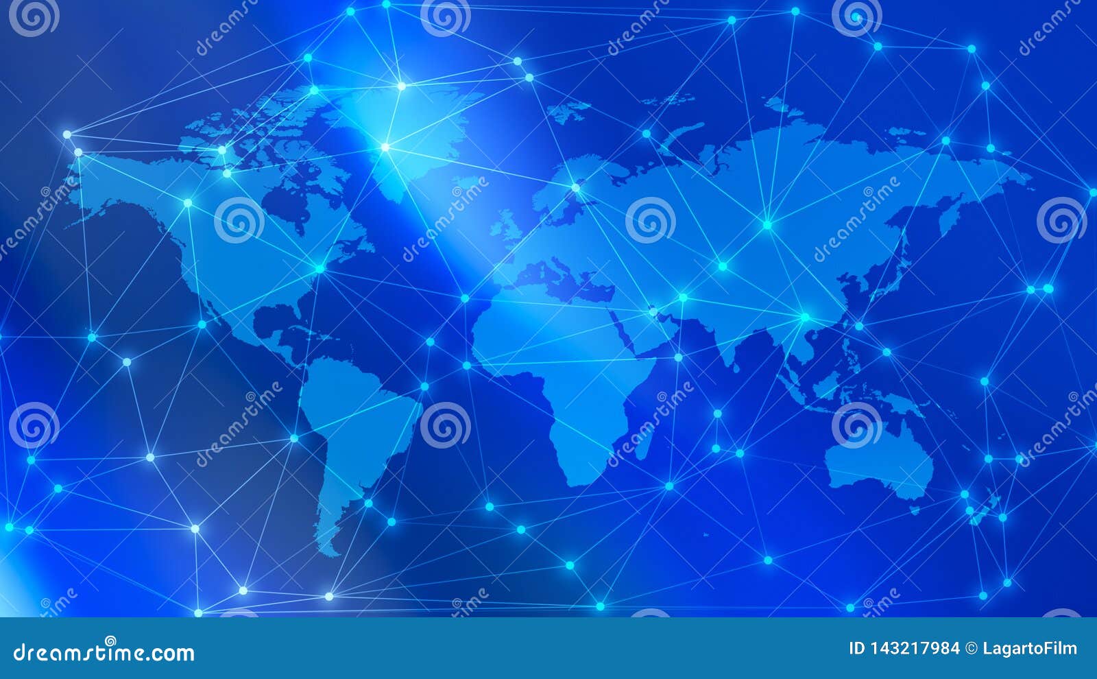 World Digital Network Espionage Digital Wires and Circle Dots ...