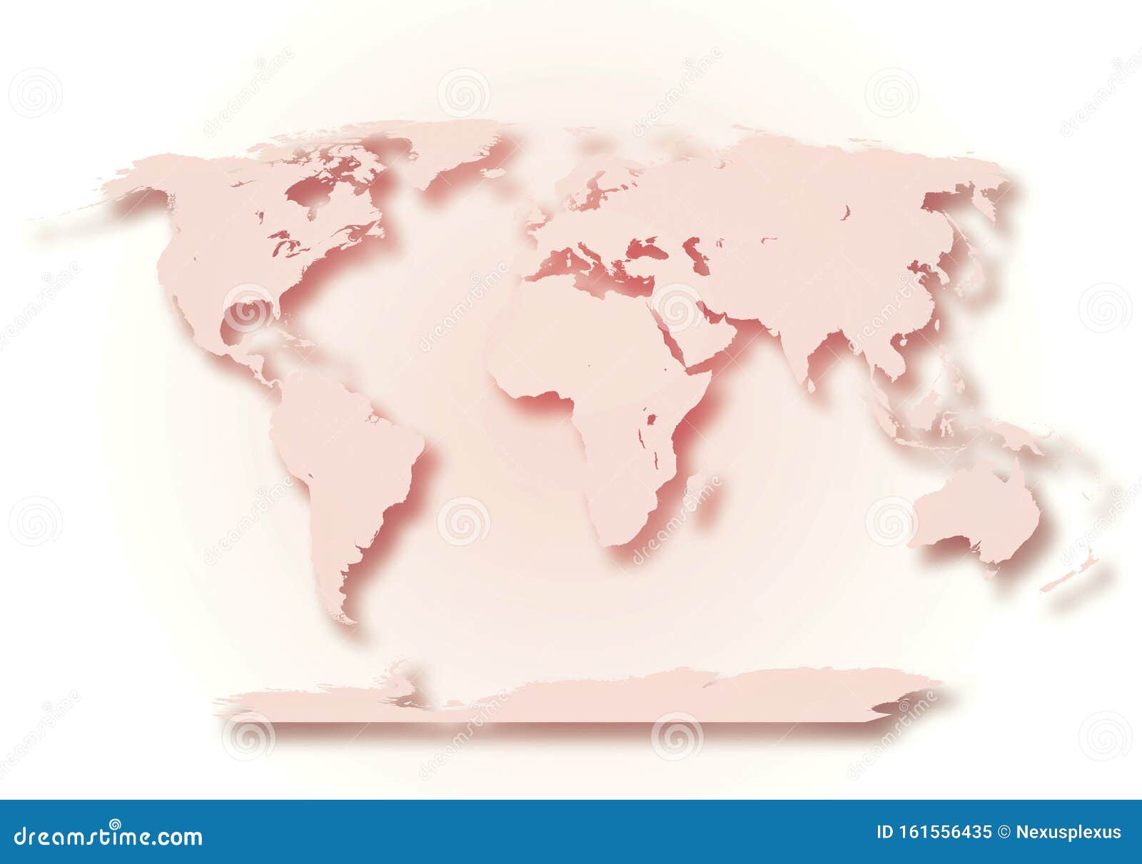 World Digital Outlined Map Background Stock Illustration - Illustration ...