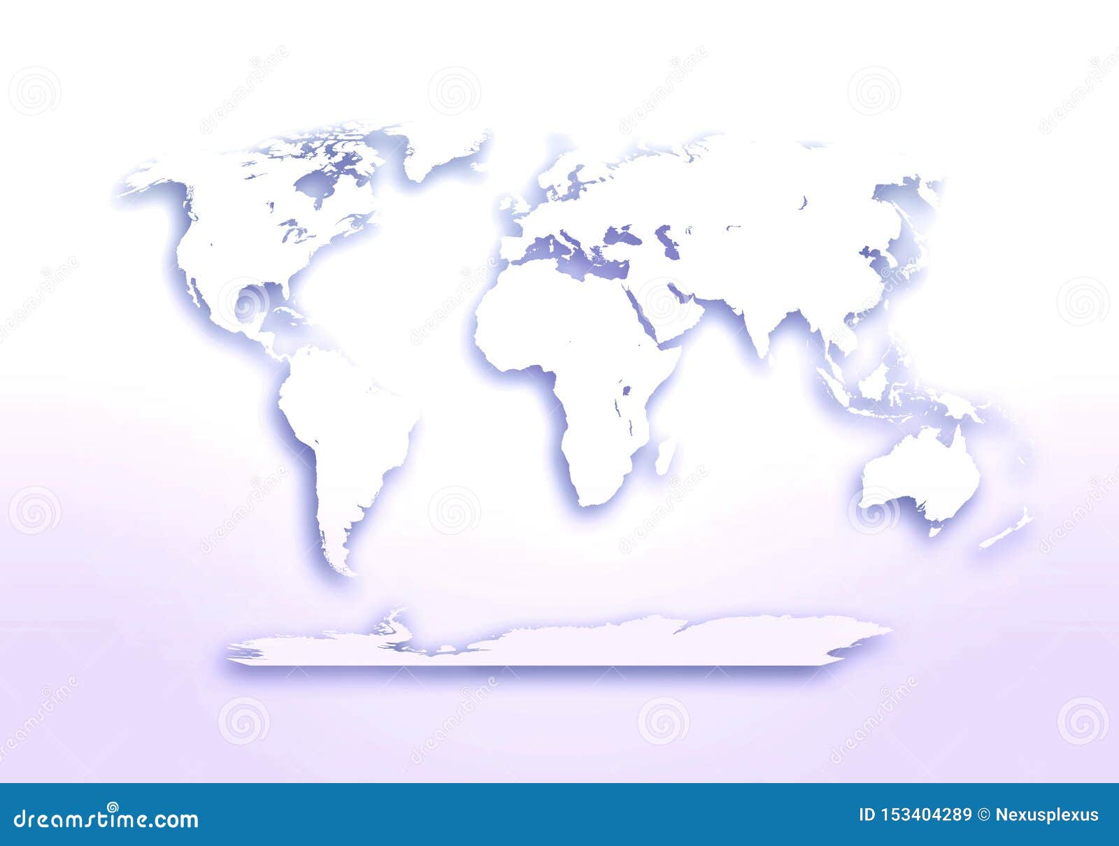 World Digital Outlined Map Background Stock Illustration - Illustration ...
