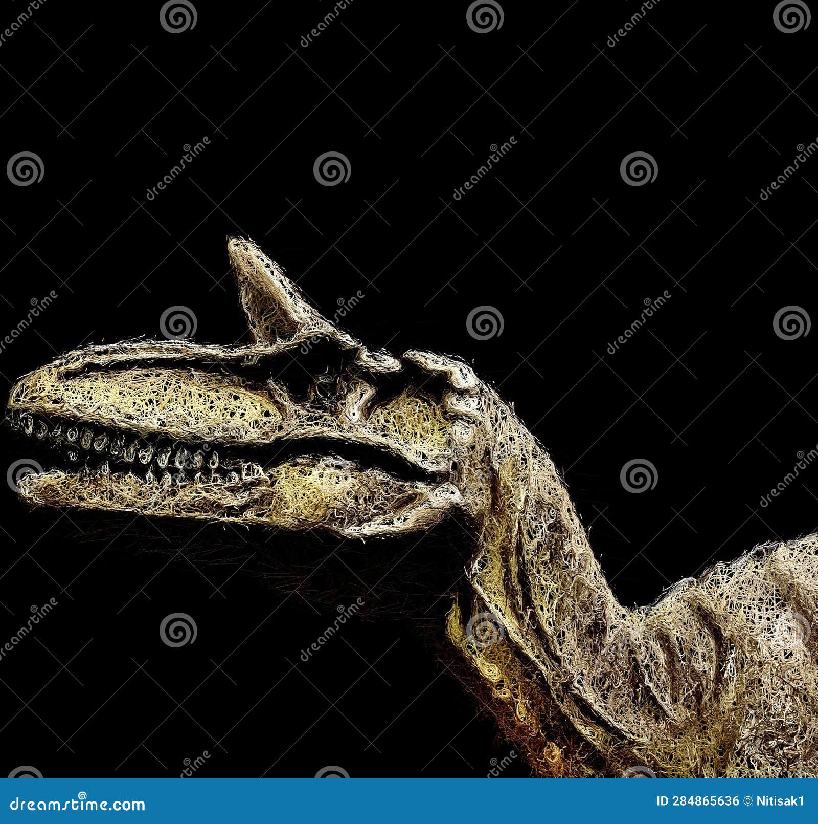 Dinosaur Line Icon, Outline Symbol, Vector Illustration, Concept Sign ...