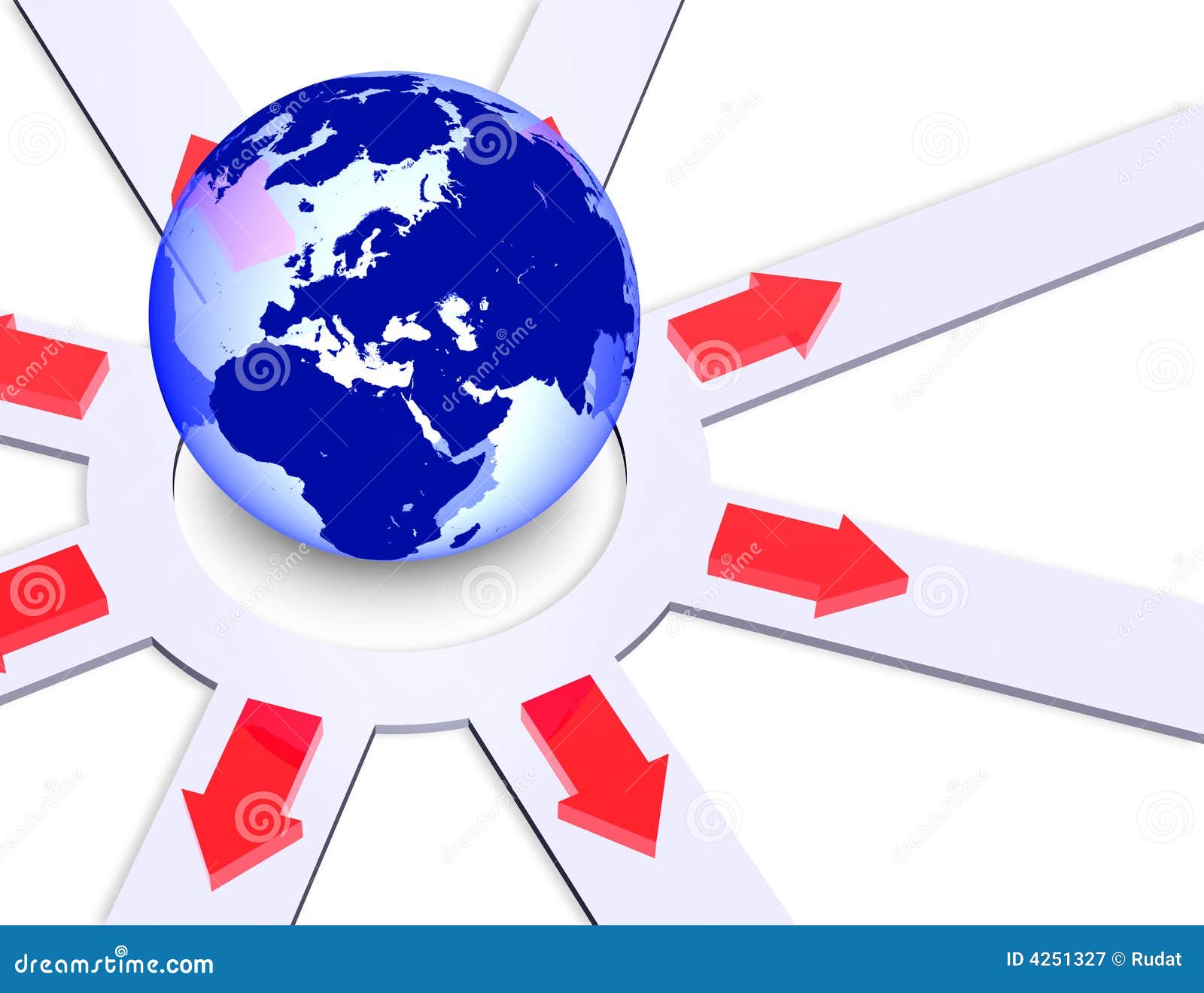 World directions stock illustration. Illustration of direction - 4251327