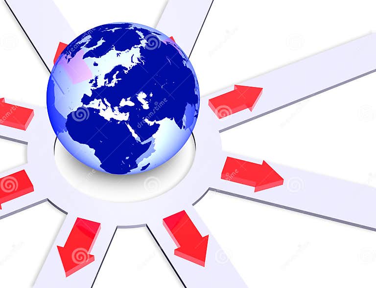 World directions stock illustration. Illustration of direction - 4251327