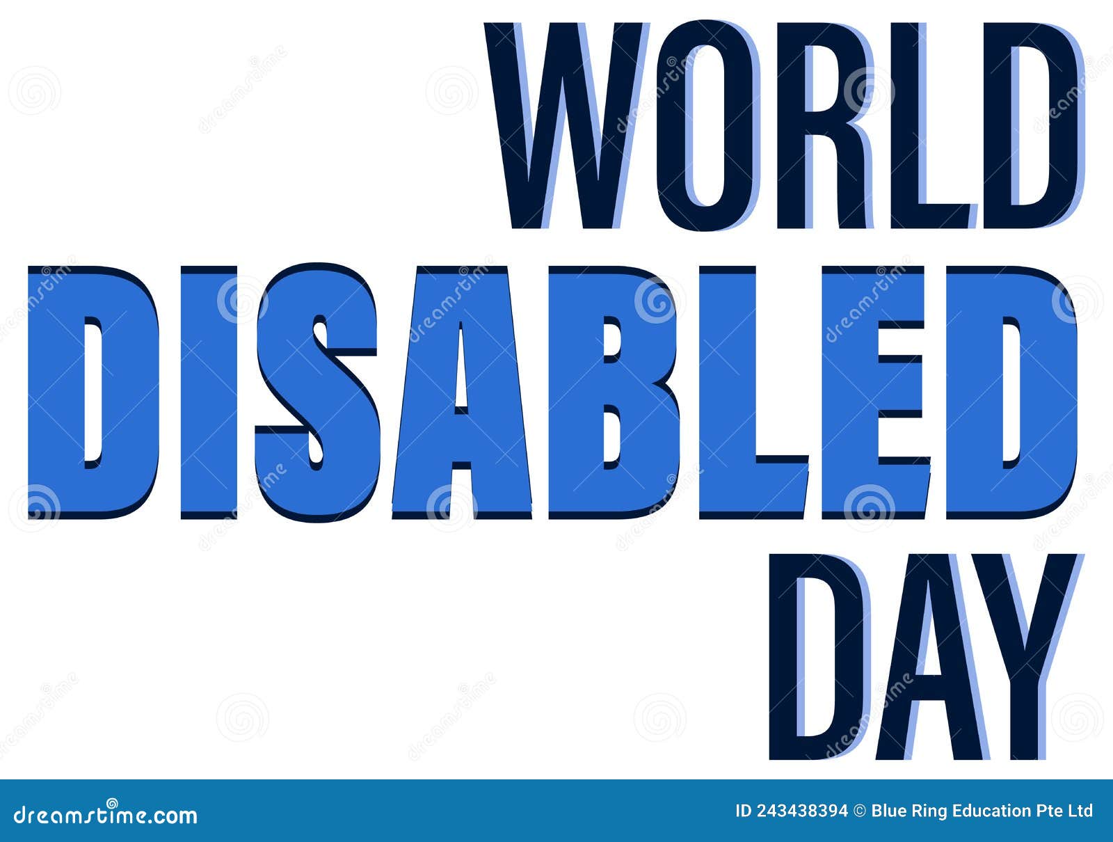 World Disabled Day Logo Design Stock Vector - Illustration of ...