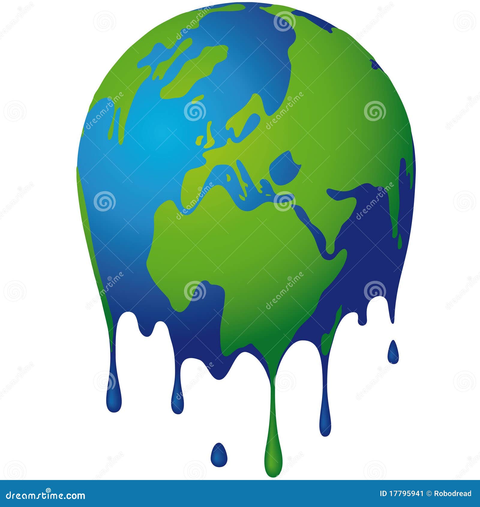 The world dissolves stock vector. Illustration of planet - 17795941