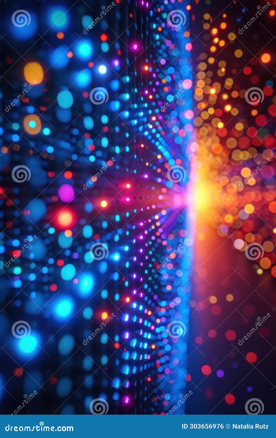 The World of Dot Display Technology Stock Illustration - Illustration ...