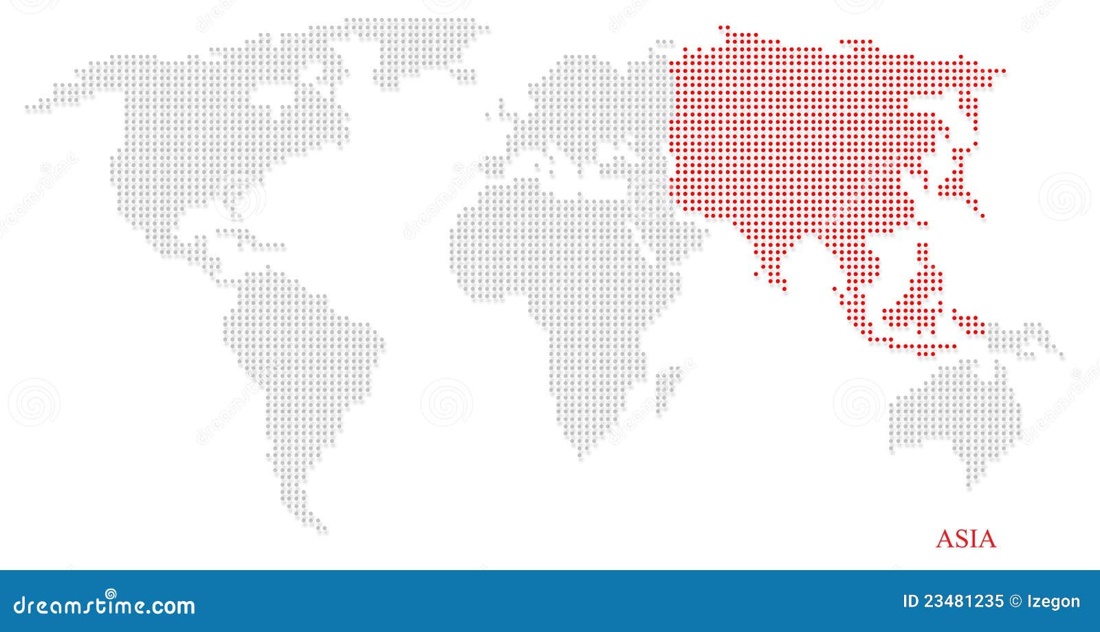 World dotted map stock illustration. Illustration of highlight - 23481235