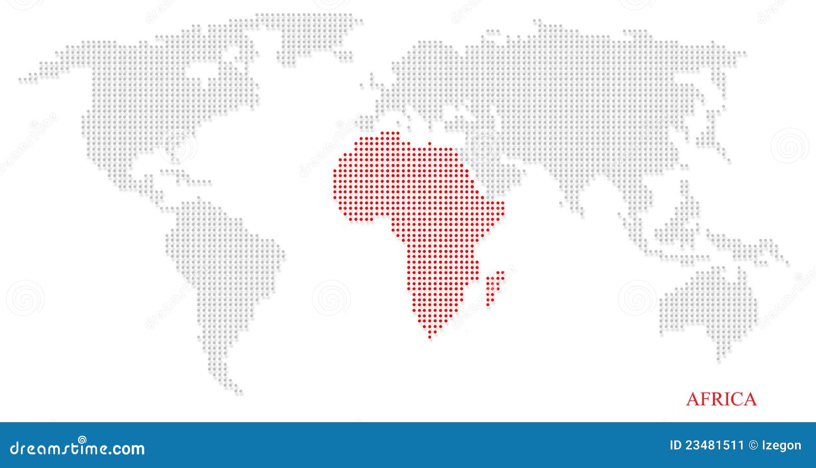 The World Dotted Map. Cartoon Vector | CartoonDealer.com #268322097