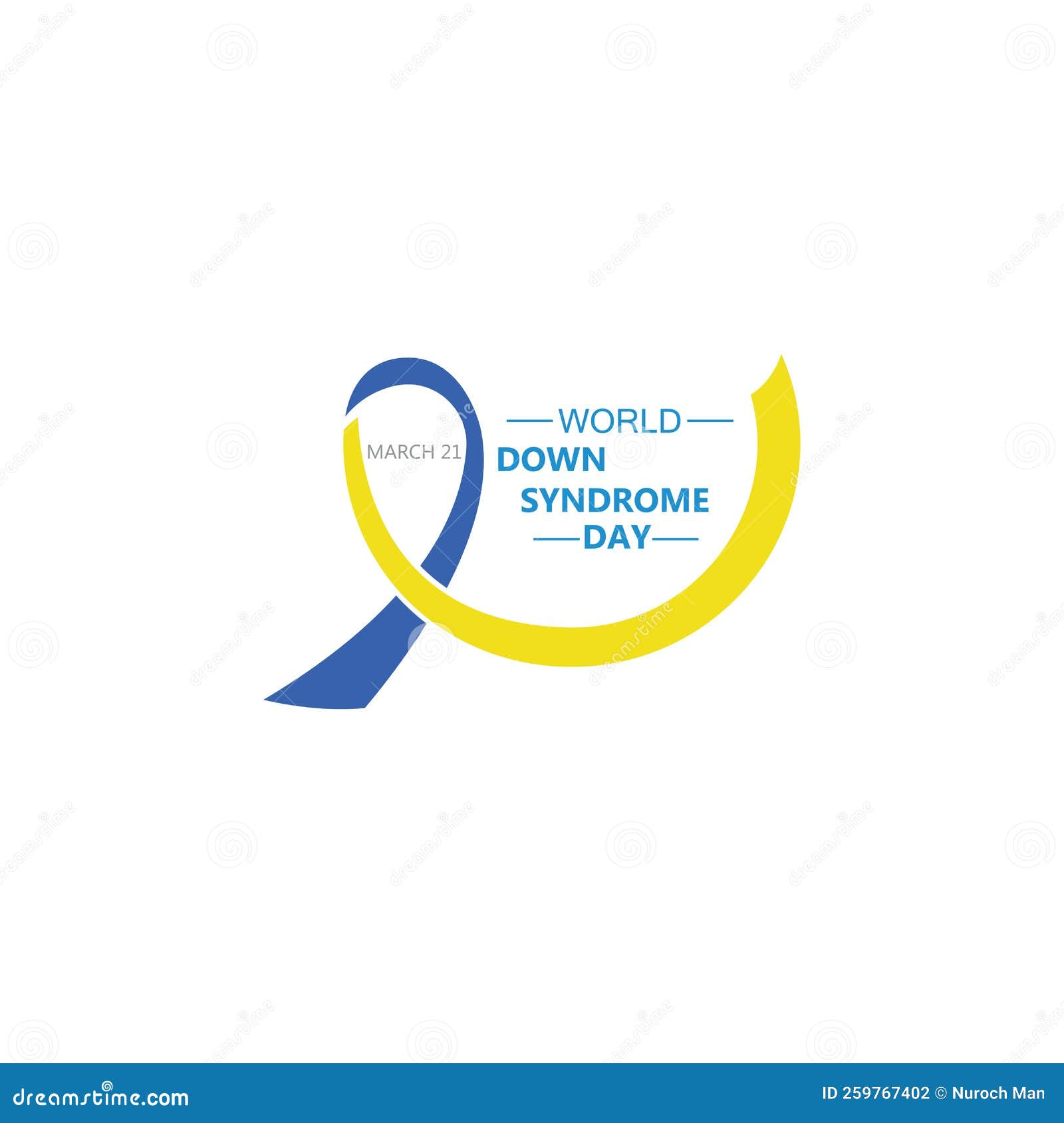 World Down Syndrome Day. Down Syndrome Awareness Concept. Vector ...