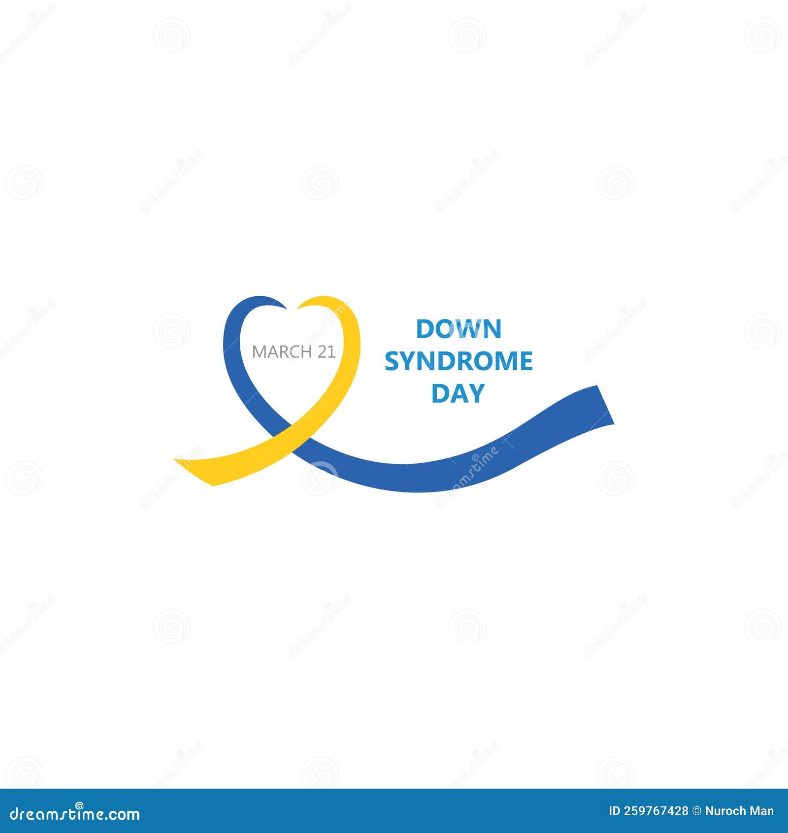 World Down Syndrome Day. Down Syndrome Awareness Concept. Vector ...