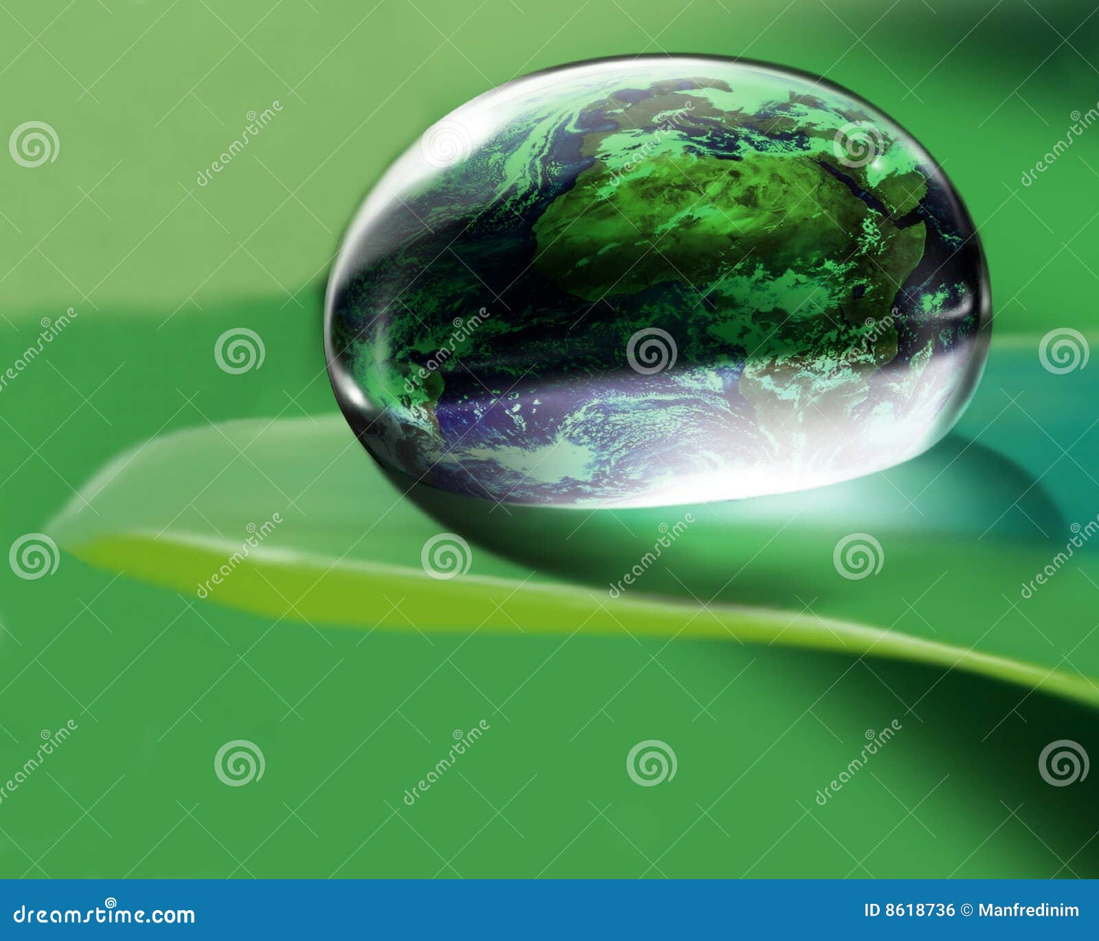 World in a drop stock photo. Image of abstract, globe - 8618736