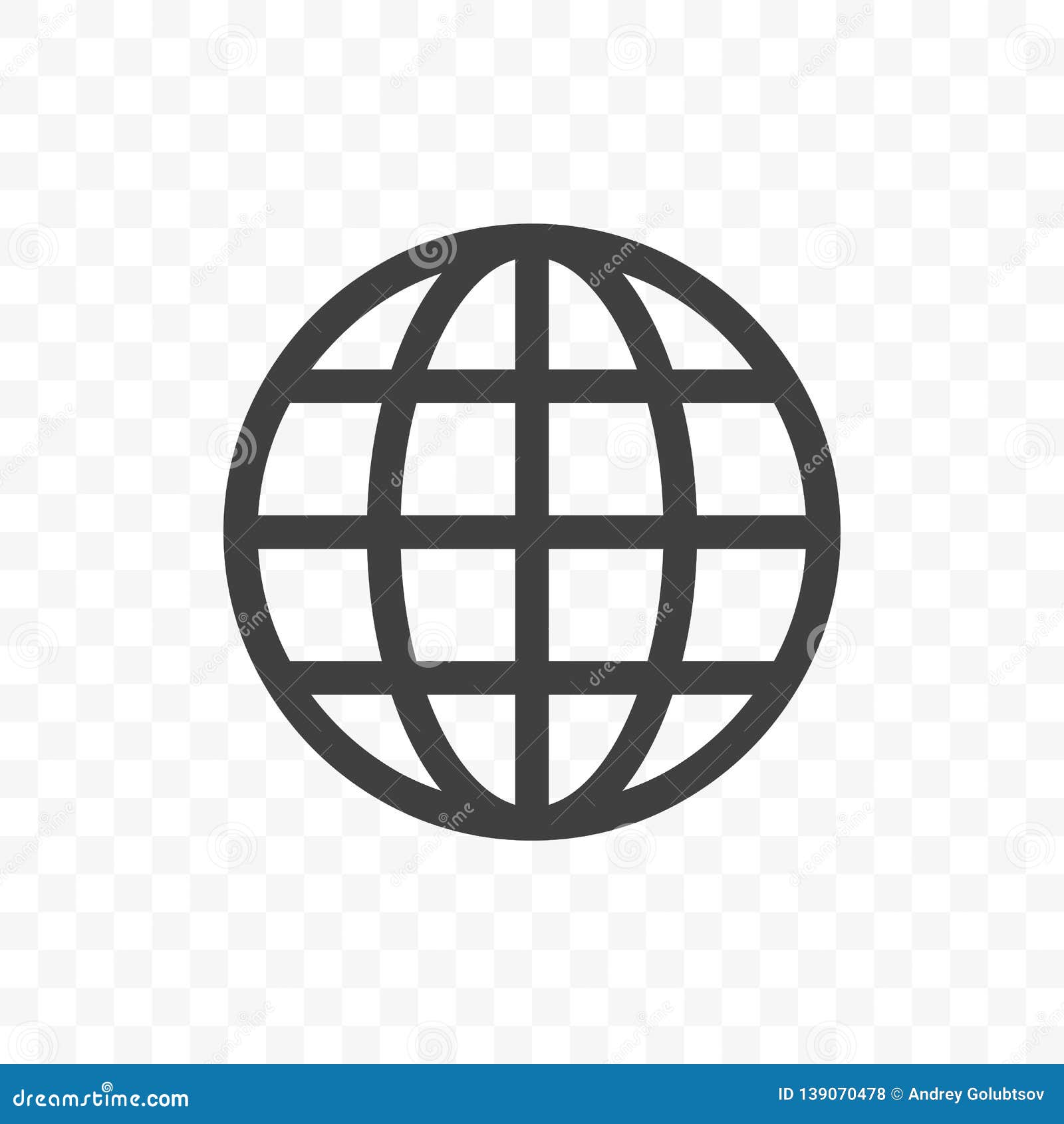 World Earth Globe Vector Icon. Language Change, Travel Mobile App, Web ...