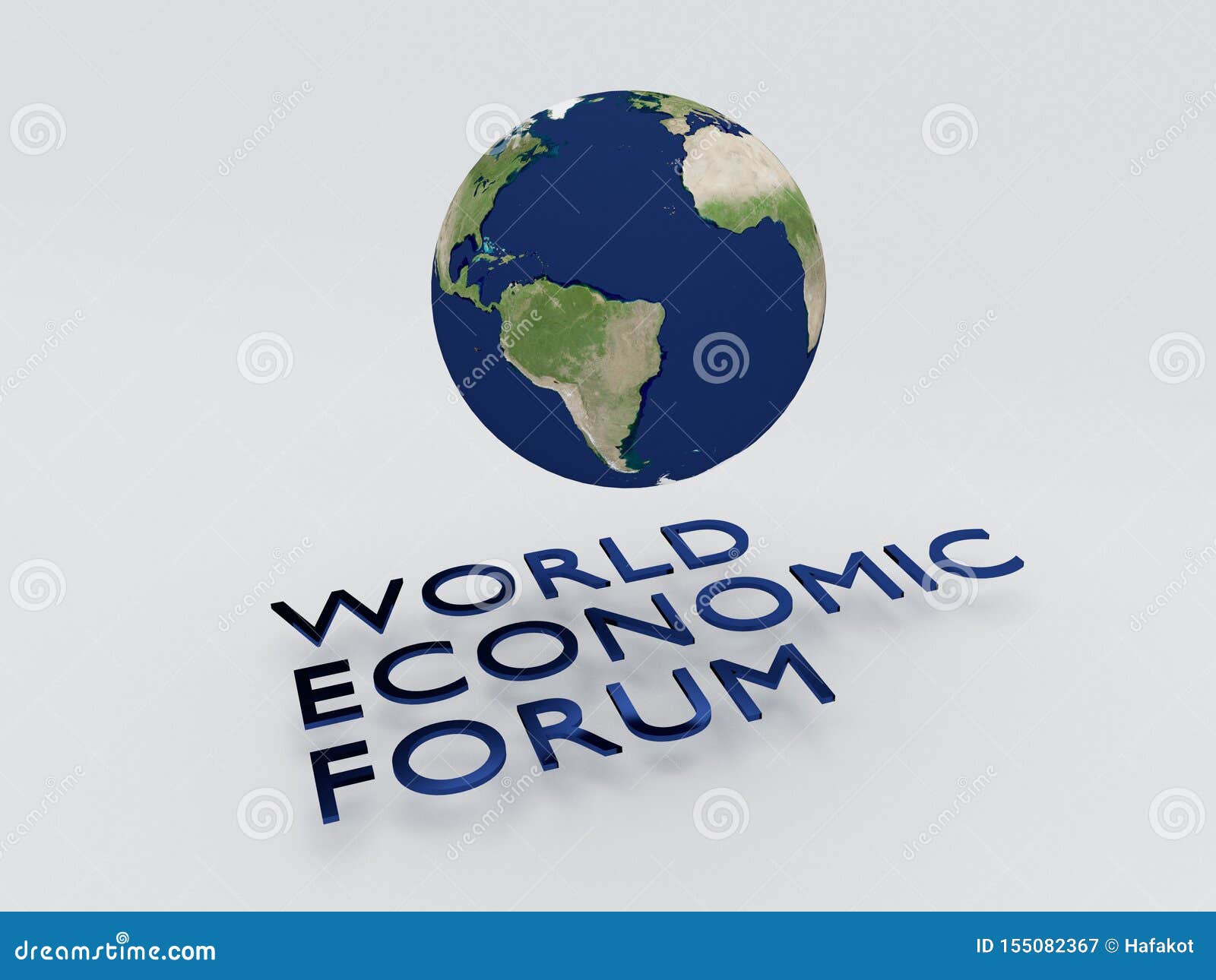 WORLD ECONOMIC FORUM Concept Stock Illustration - Illustration of city ...