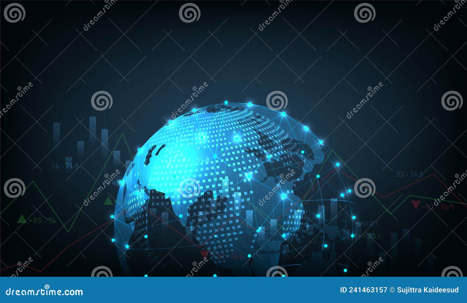 World Economic Idea Design. Stock Vector - Illustration of diagram ...