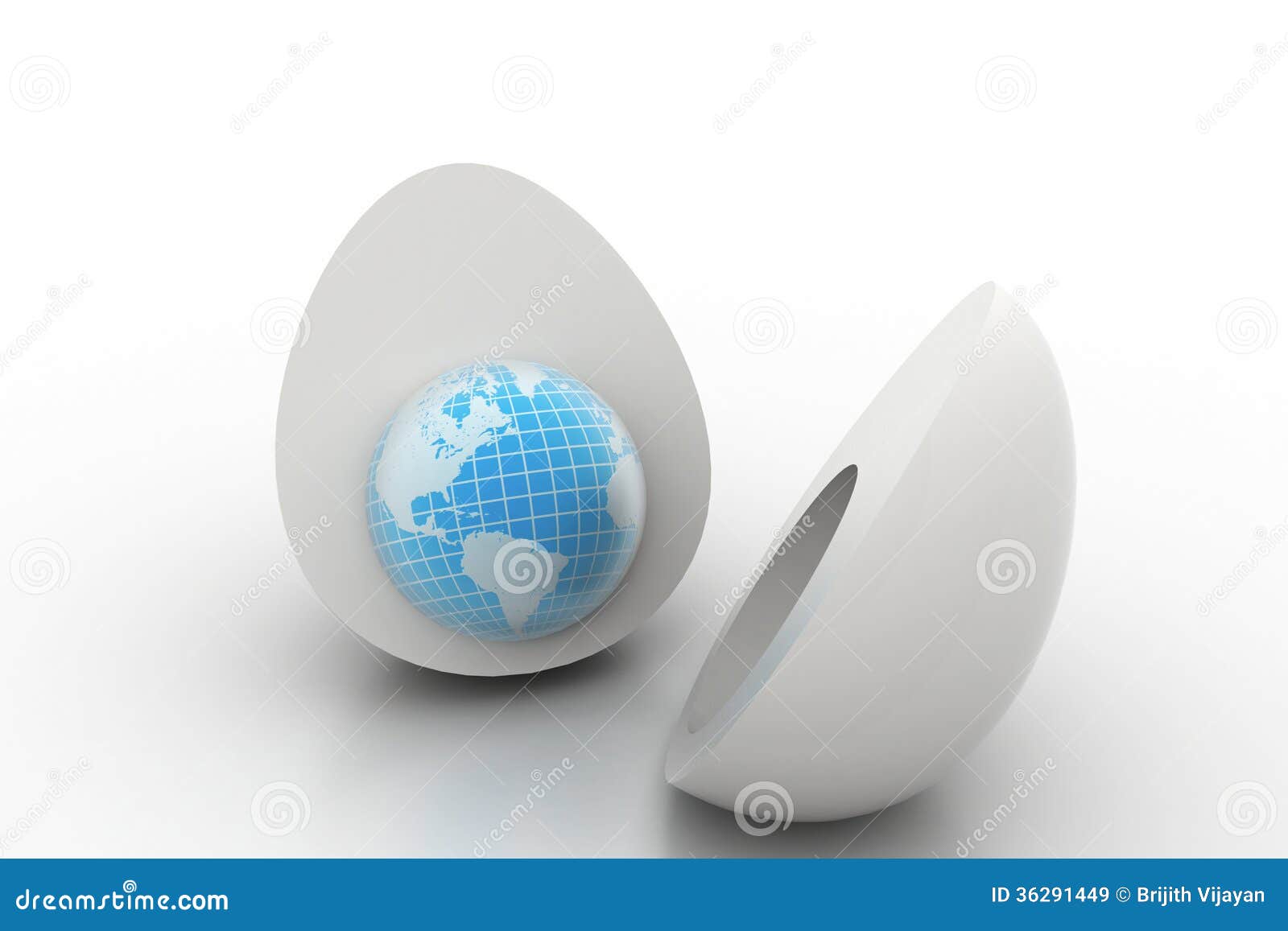 World in egg stock illustration. Illustration of shelter - 36291449