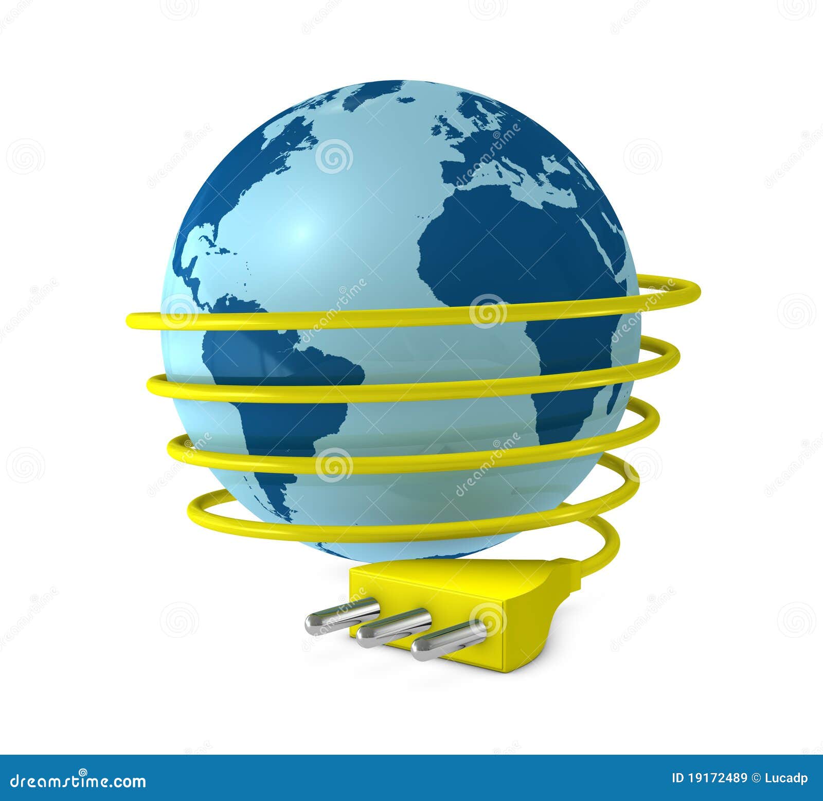 World and energy stock illustration. Illustration of electrical - 19172489