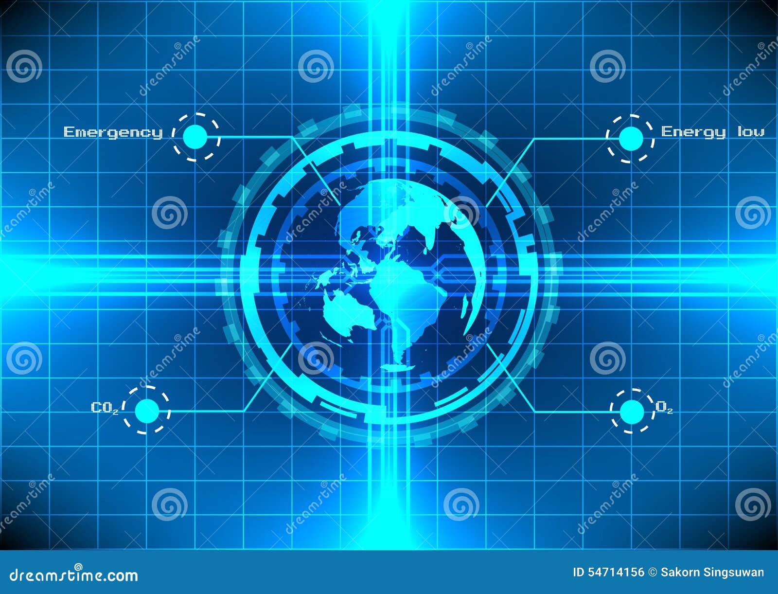 World Energy Technology Background Stock Vector - Illustration of ...
