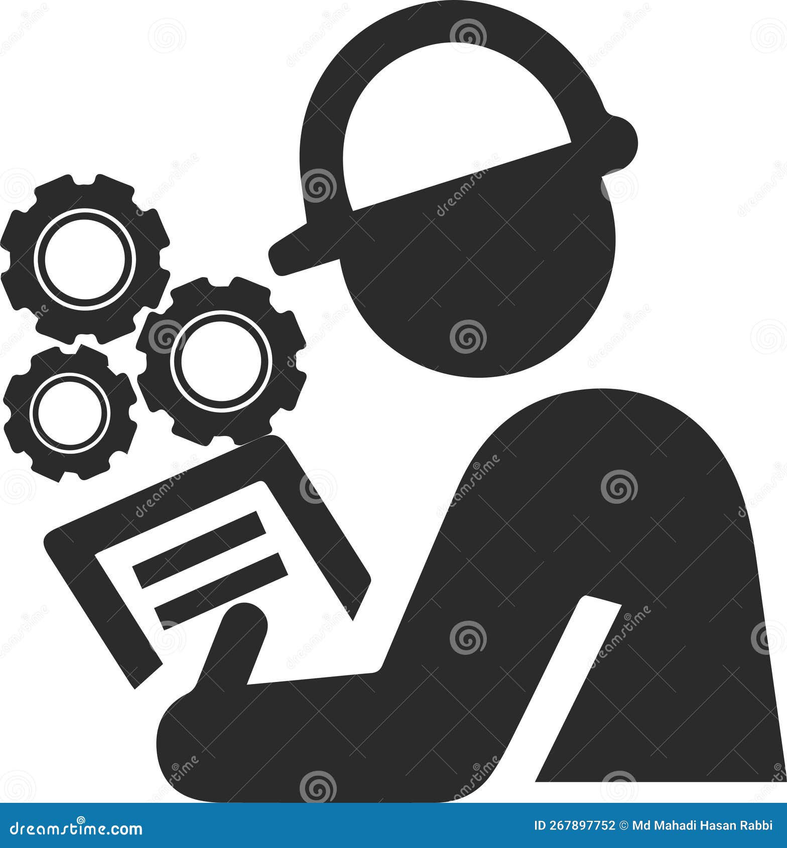 World Engineering Day for Sustainable Development Black Vector Icon ...