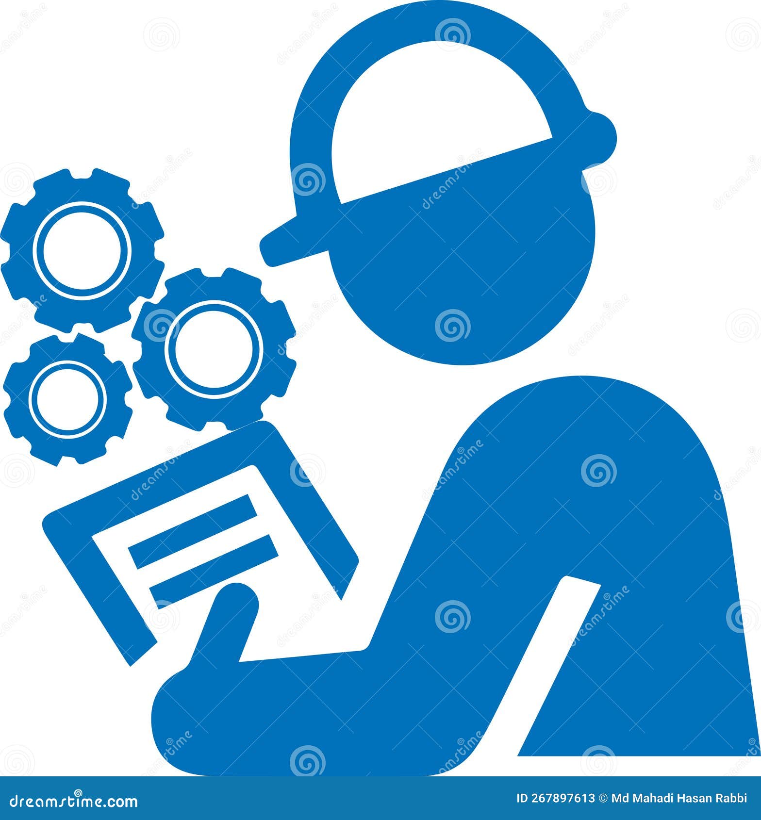 World Engineering Day for Sustainable Development Blue Vector Icon ...