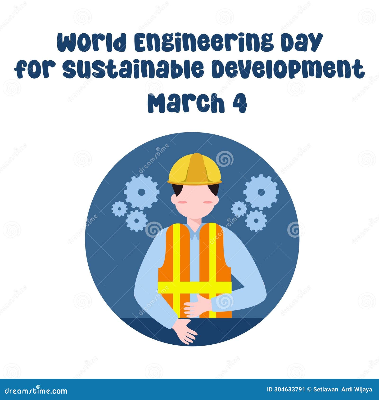 This World Engineering Day for Sustainable Development Vector Graphic ...