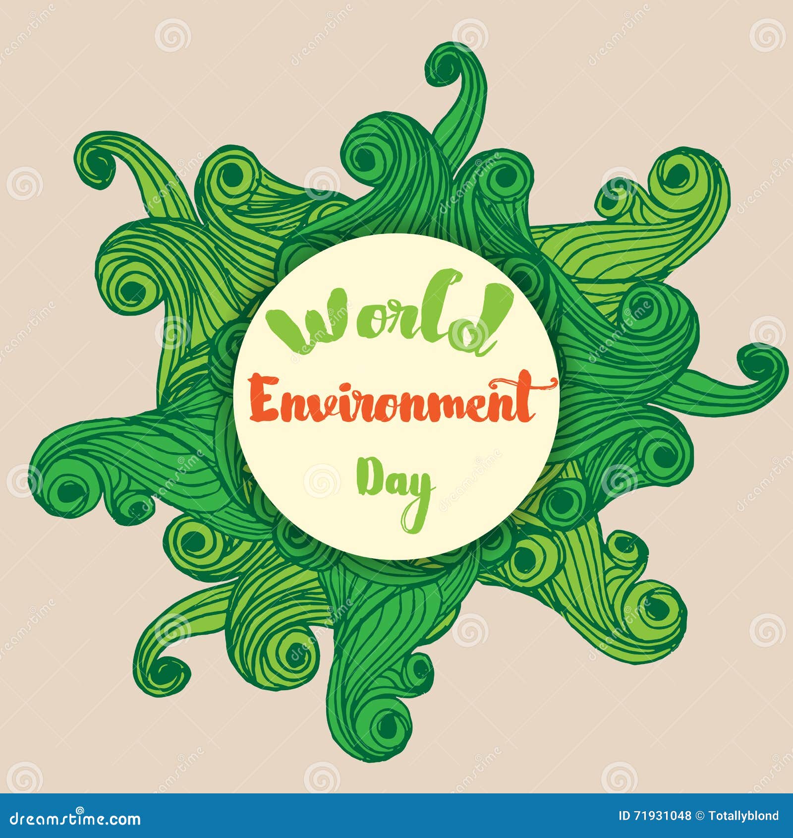 World Environment Day Card Poster Stock Vector - Illustration of event ...