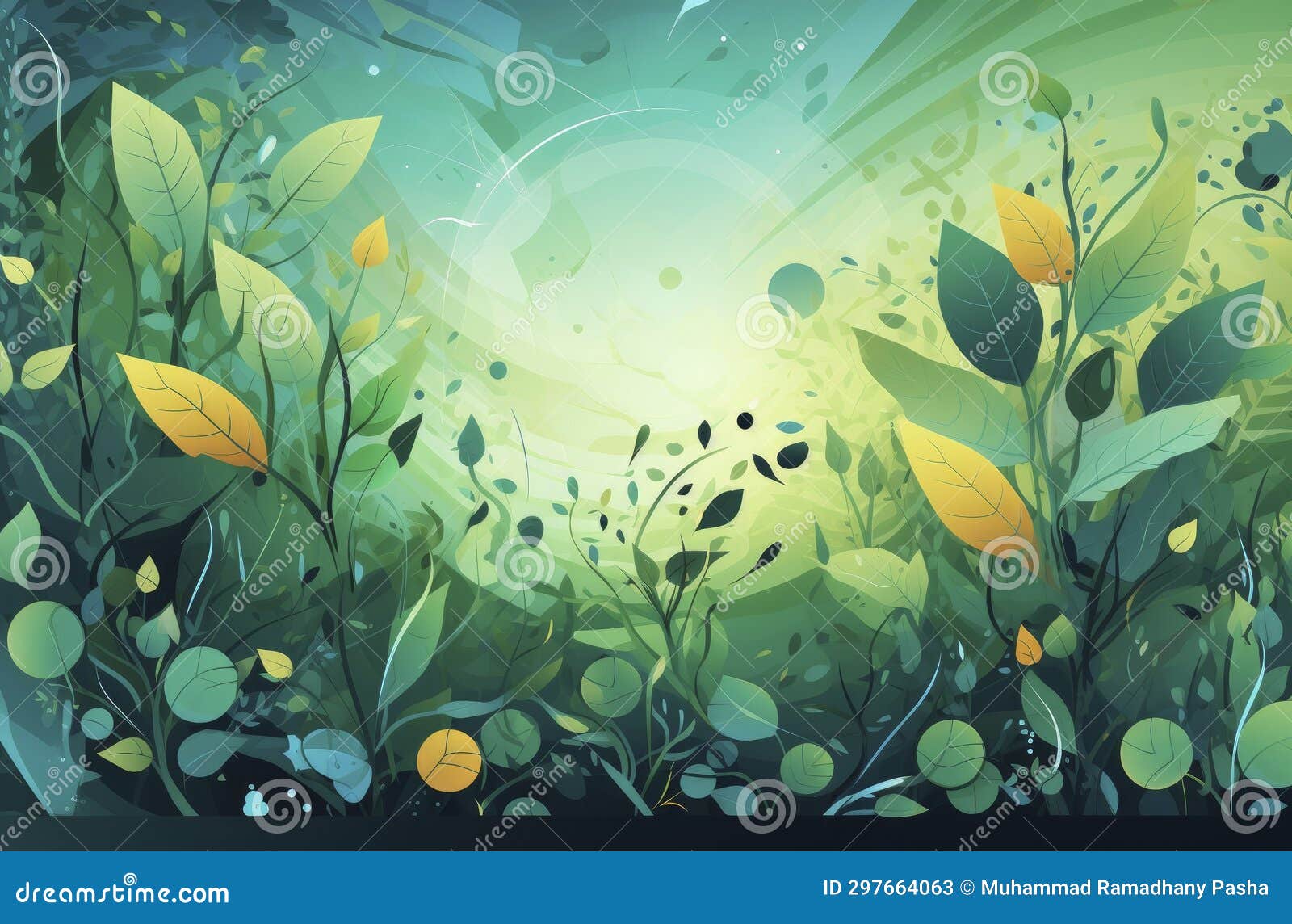 World Environment Day Concept 3d Design Background Illustration. Green ...