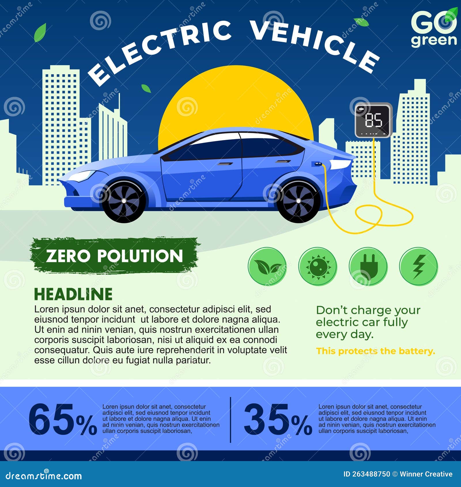 World Environment Day. Go Green Save the World Concept Illustration ...